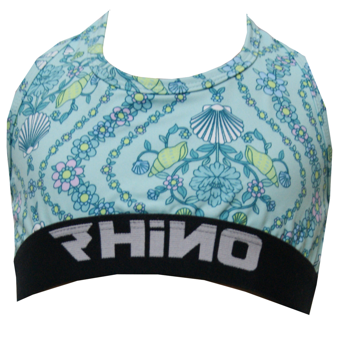 Shell Island- Girls Active Crop Top – The Rhino Co