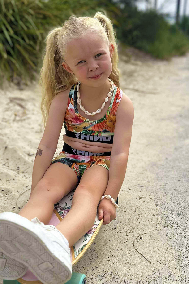 Hula Lola- Girls Active Boxer Skins and Crop Top set – The Rhino Co